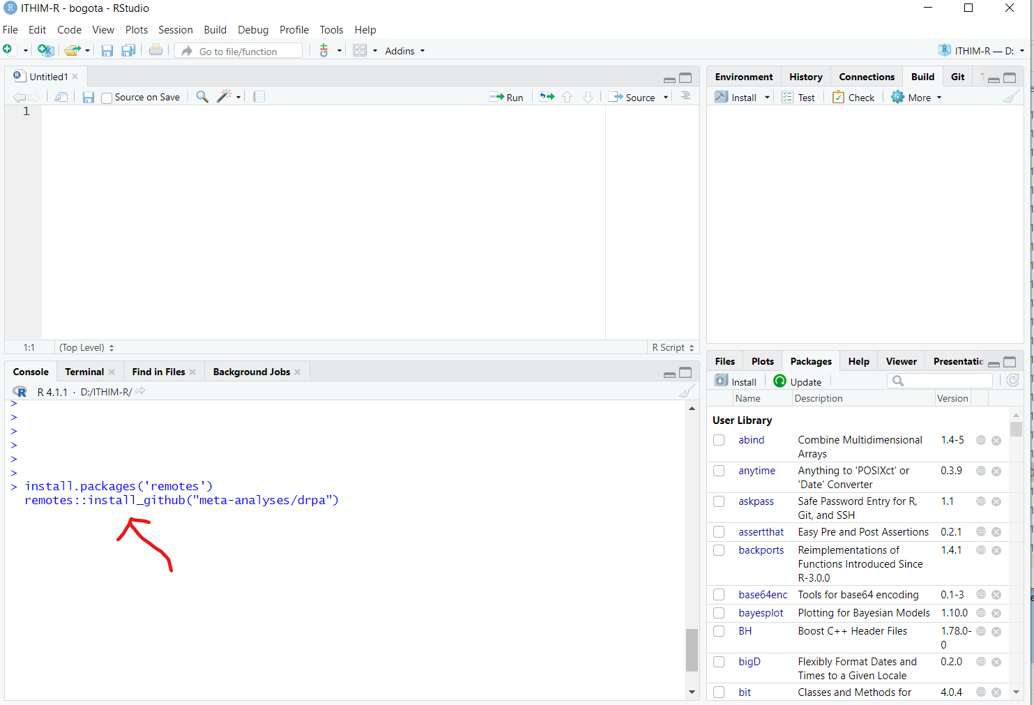 How to run ITHIM • ithimr